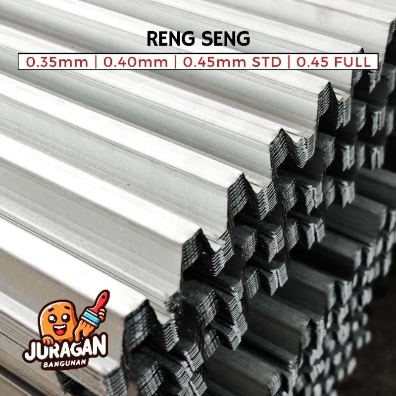 Jual Reng Baja Ringan | Reng Seng | Reng Atap Banyak Ukuran 0.35mm / 0 ...