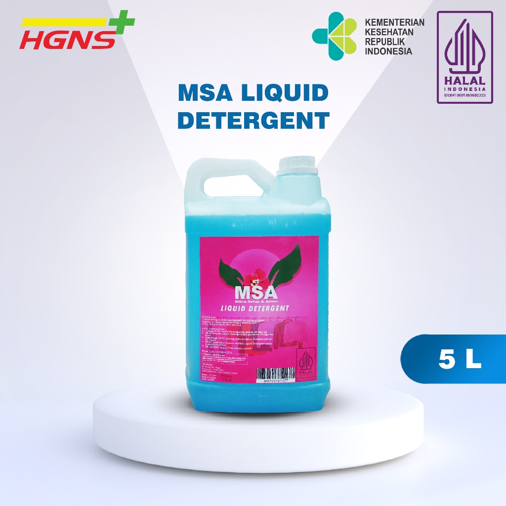 Jual MSA Liquid Detergent 5 Liter / Detergent Laundry / sabun laundry ...