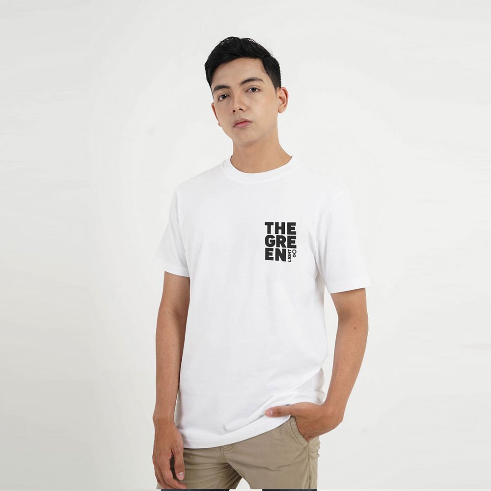 Jual Greenlight Kaos Pria Lengan Pendek Regular Fit Katun Logo Script Vasant OL-G311124 | Shopee ...