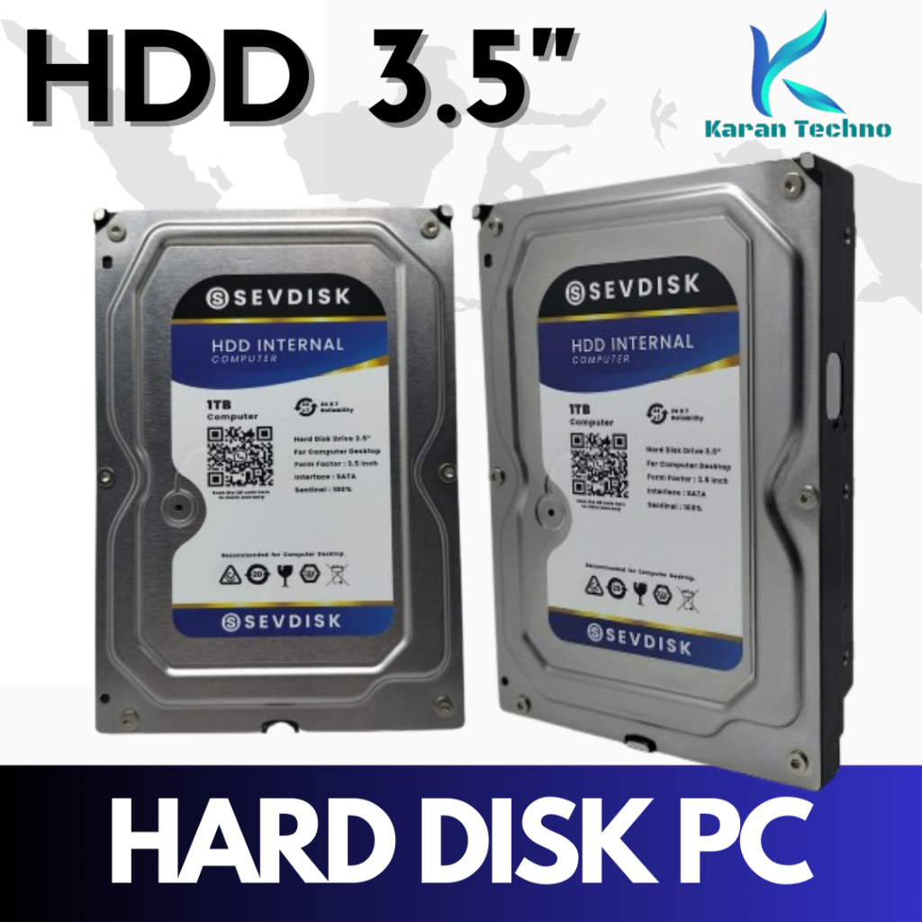 Jual Hardisk PC 1TB/500GB Sata 3.5 HDD Internal For PC Computer ...