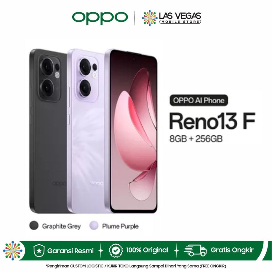 Jual OPPO Reno13 F 4G 8/256GB Garansi Resmi | Shopee Indonesia