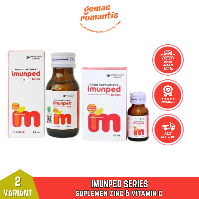 Jual Imunped Sirup 60 mL - Suplemen Zinc dan Vitamin C Anak | Shopee ...