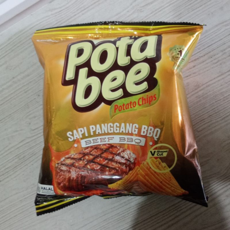 Jual Potabee Potato Chips Sapi Panggang BBQ 35gram | Shopee Indonesia