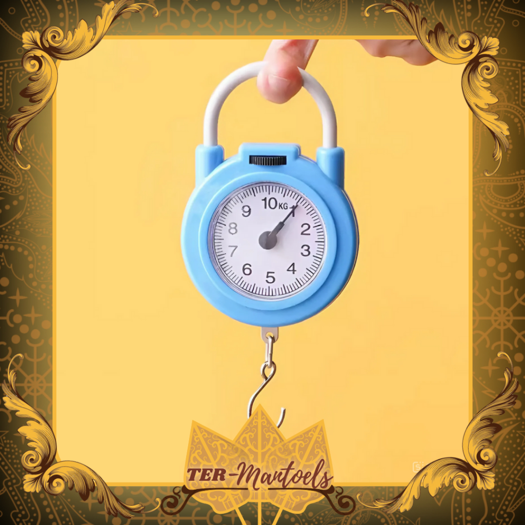 Jual Timbangan Gantung Portabel 10kg / Alat Timbang Praktis / Timbangan Mini Manual / Hanging ...