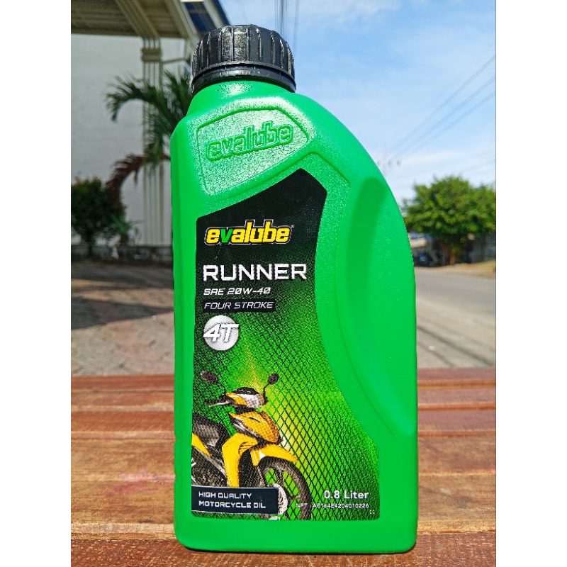 Jual Oli Evalube Runner 4T SAE 20W-40 800ml Oli motor bebek | Shopee ...