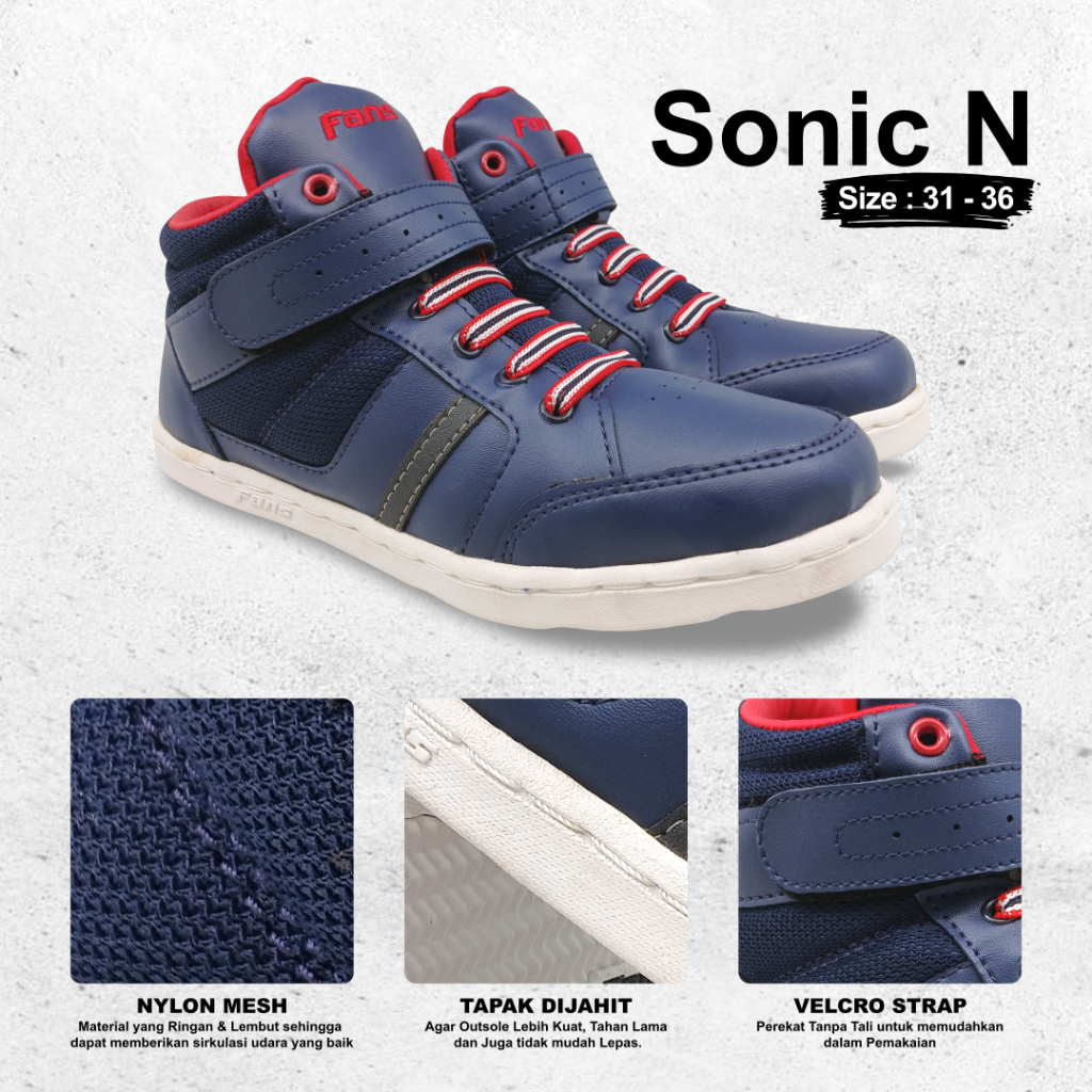 Jual Sepatu Fans Sneakers Sekolah Perekat Anak-anak / Perempuan ...