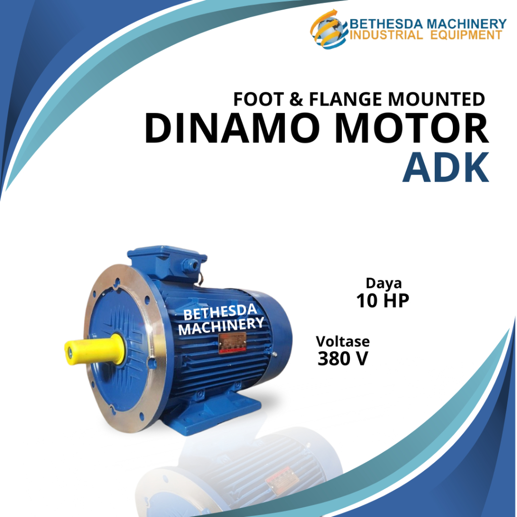 Jual Dinamo ADK Penggerak 10 HP / 7.5 HP 3 Phase Dinamo Pengerak Listrik - 1500 RPM | Shopee ...
