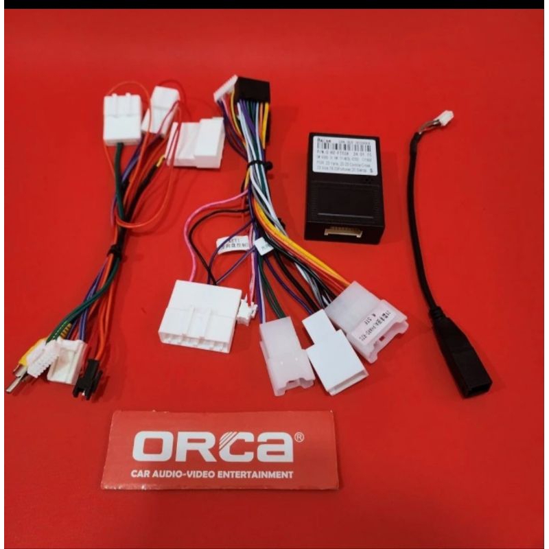 Jual kabel soket/socket +canbus head unit android mobil toyota alphard ...