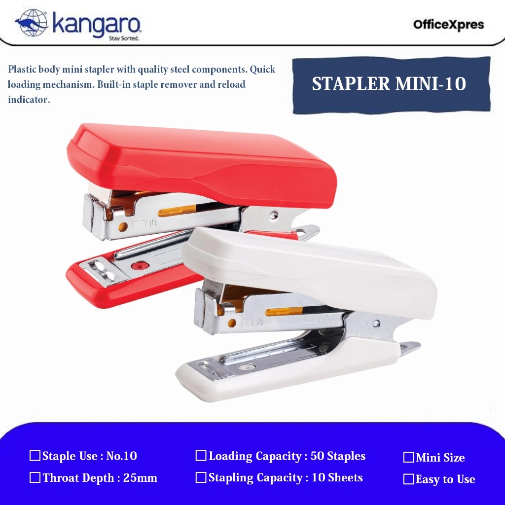 Jual Stapler Mini 10 / Mini Stapler / Hekter Mini / Alat Stapler Kecil ...