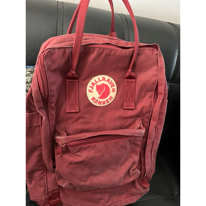 Jual PRELOVED Fjallraven Kanken Laptop 15” ox red original | Shopee ...