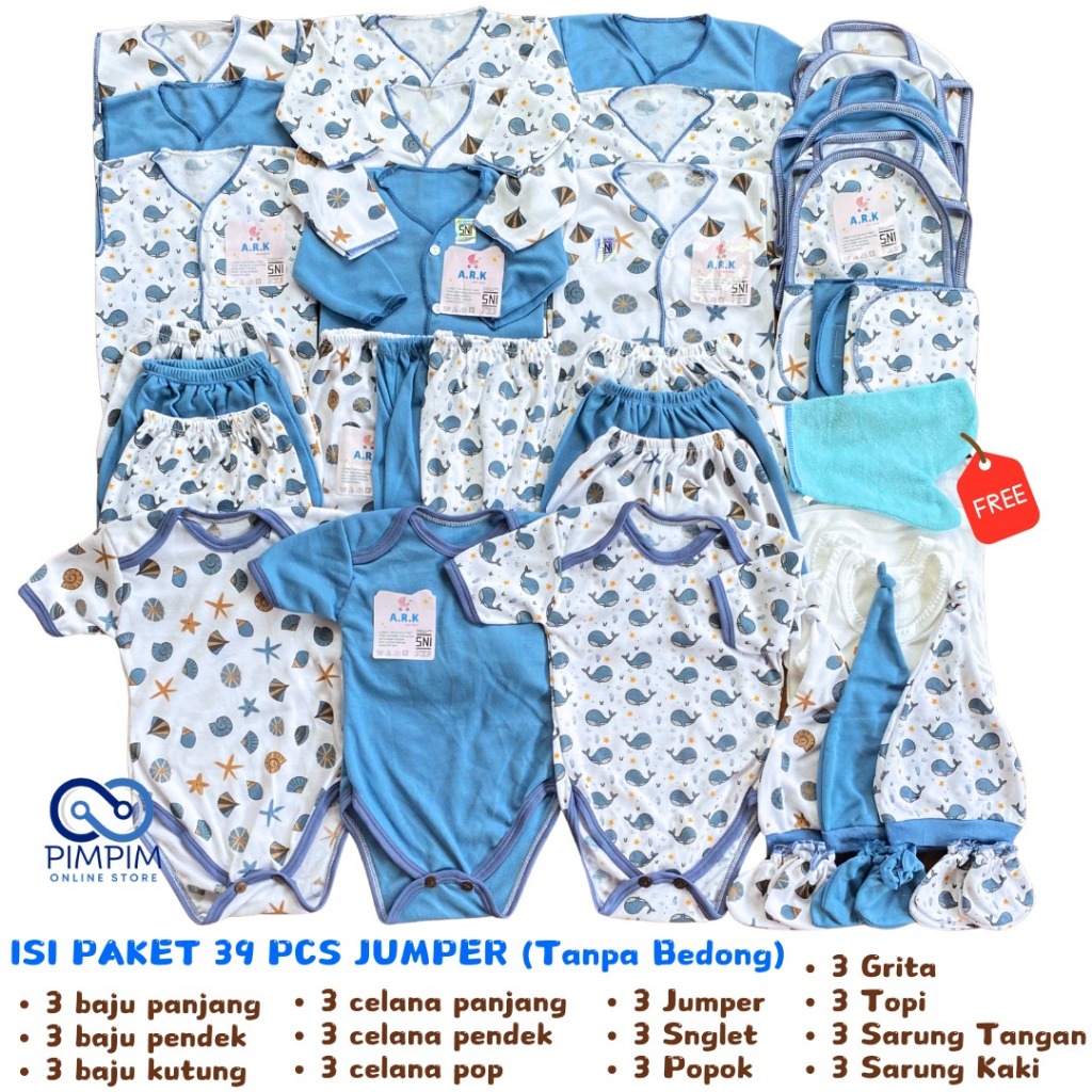 Jual 39 Pcs Paket Lahiran Lengkap Baru Lahir SNI Newborn Paket Brojol ...