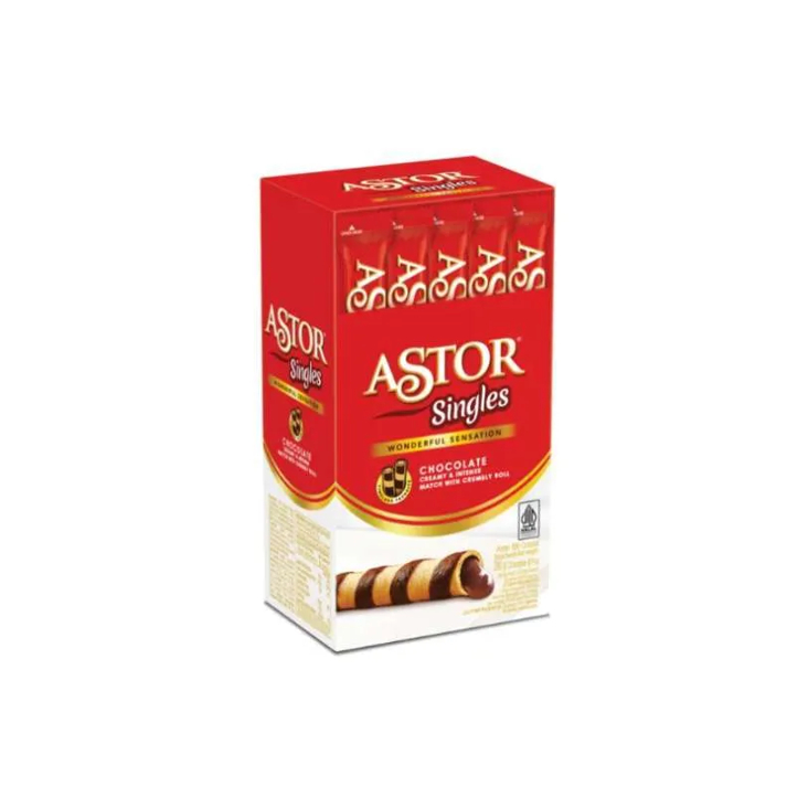 Jual Astor Singles Wafer Stik Cokelat 280g 1 Box Isi 20 Pcs | Shopee ...