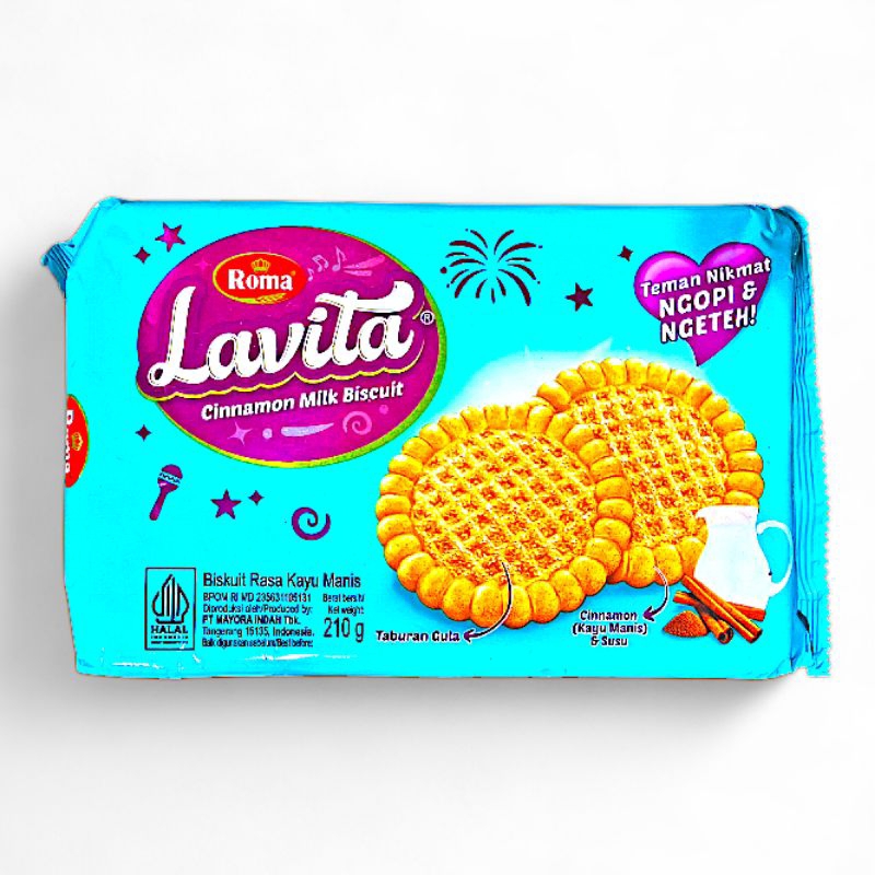 Jual Upgrade Snack Time Kamu Dengan: LAVITA 210 Gram Biskuit Susu Rasa ...