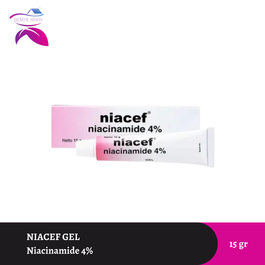 Jual Niacef 4% Gel 15 gr / Niacinamide / Obat Jerawat / Acne Gel ...