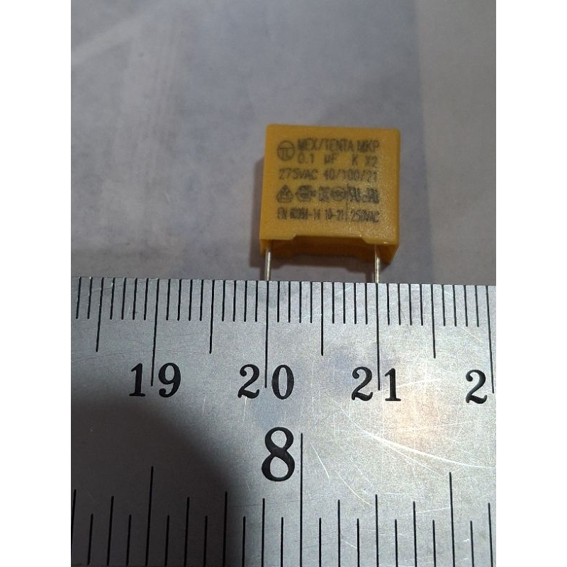 Jual 50 pcs mkp 104 275v p10 kapasitor mkt 100n 275 volt | Shopee Indonesia