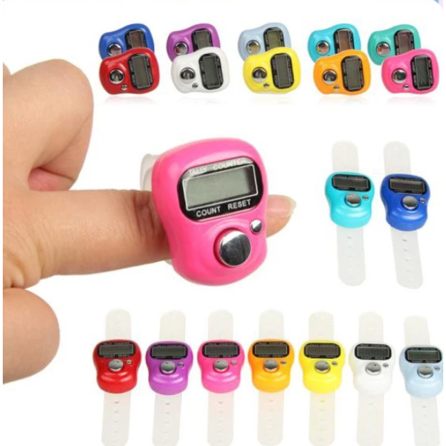 Jual TASBIH DIGITAL MINI Alat Hitung Elektronik Finger Tally Counter ...