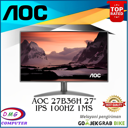 Jual Monitor LED AOC 27B36H 27" IPS 100Hz 1Ms | Shopee Indonesia