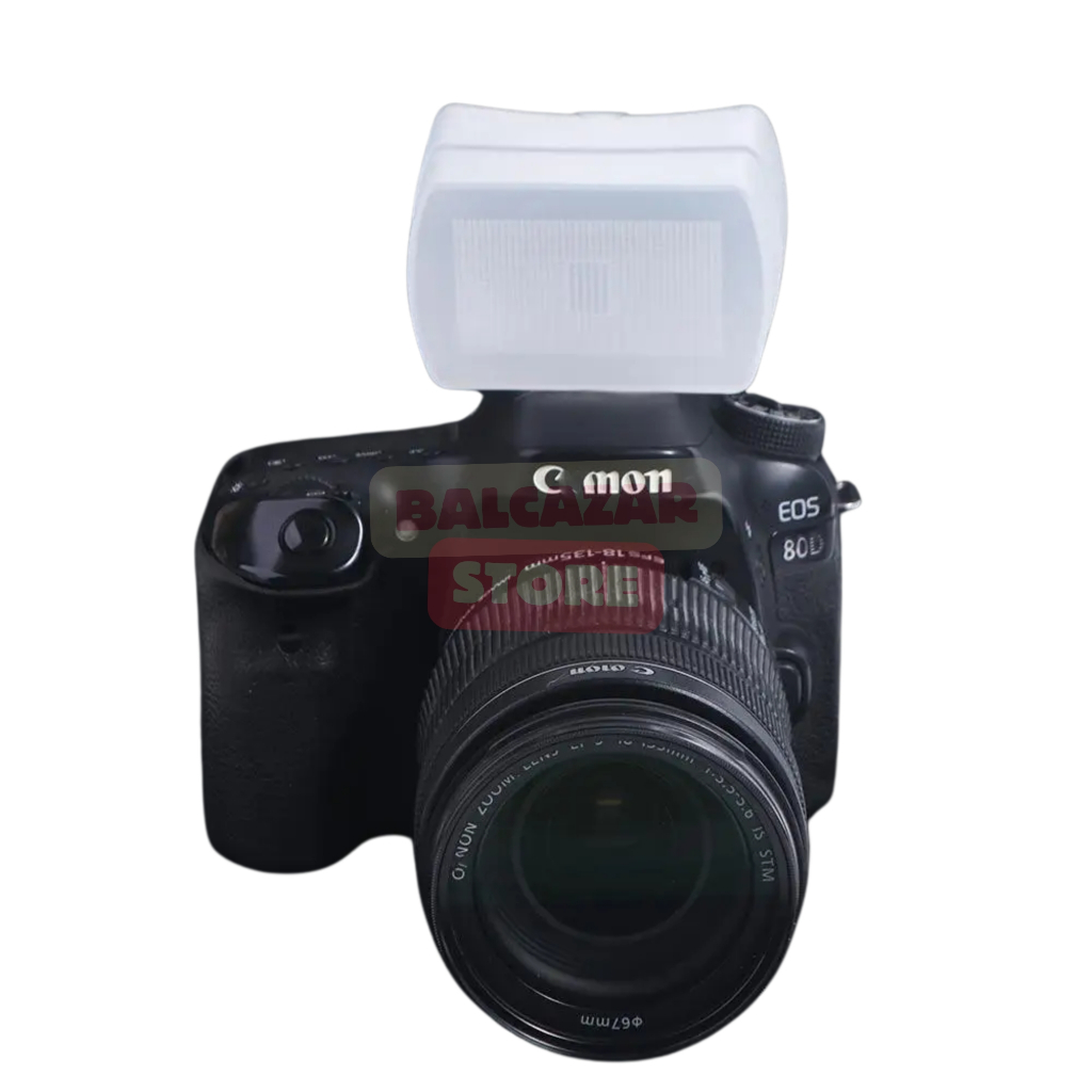 Jual Diffuser Flash 580EX Speedlite Omni Bounce Canon Godox TT520 ...