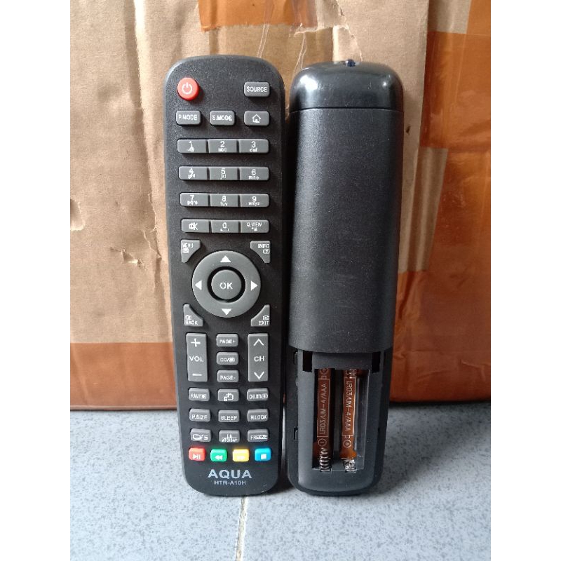 Jual REMOT REMOTE TV AQUA LCD/LED HTR-A10H ORIGINAL QUALITY | Shopee ...
