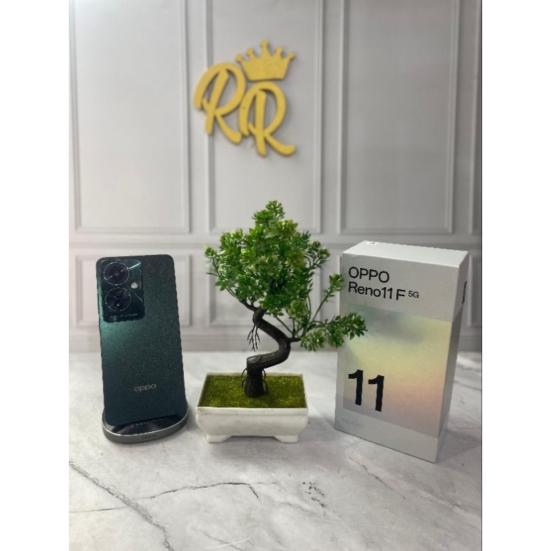 Jual ORIGINAL FULLSET Oppo Reno 11F 5G 8/256 Hijau Palem second fullset ...