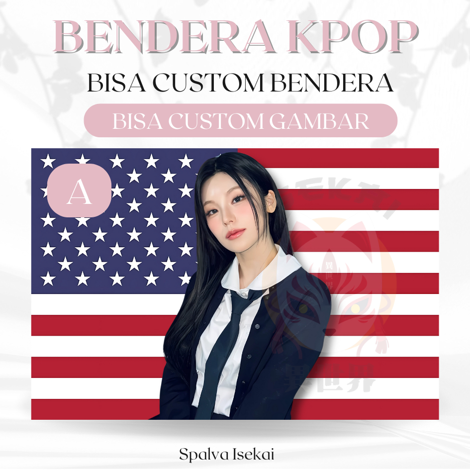 Jual Bendera KPOP YEJI ITZY / KPOP Flag / BENDERA AMERIKA KPOP / KPOP ...