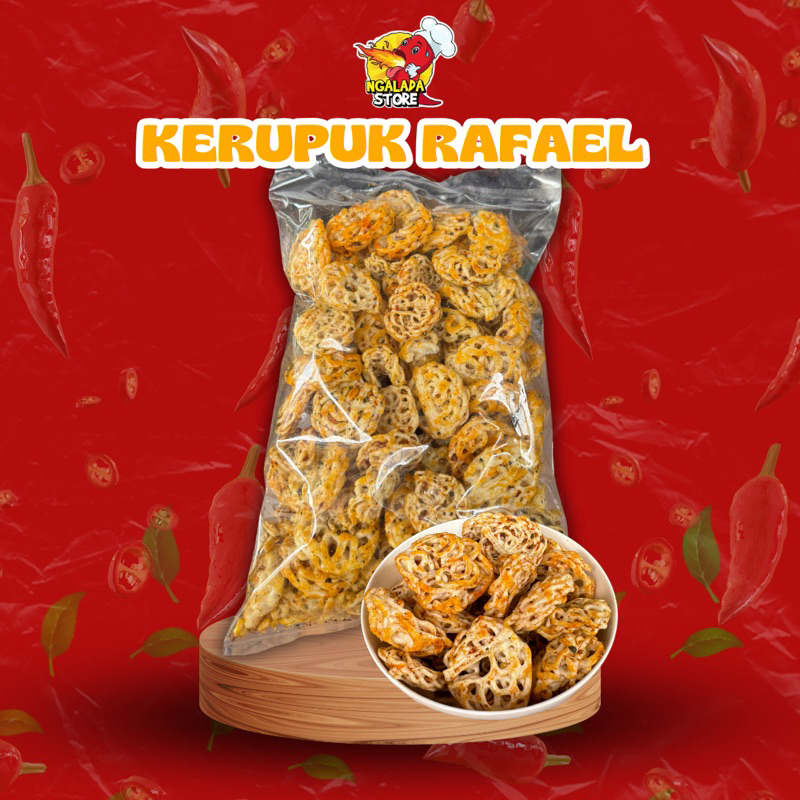 Jual KERUPUK SEBLAK MAMANG RAFAEL VIRAL | KERUPUK SEBLAK PEDAS DAUN ...