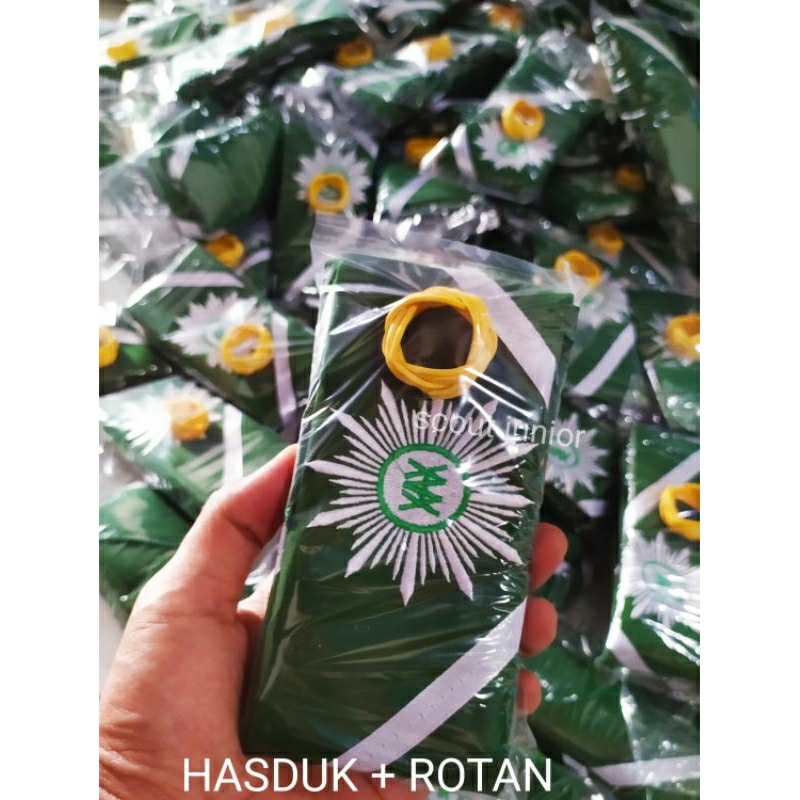 Jual HASDUK HW SMA SMK LIS PUTIH BORDIR BESAR KECIL ( 1 SET ROTAN ...