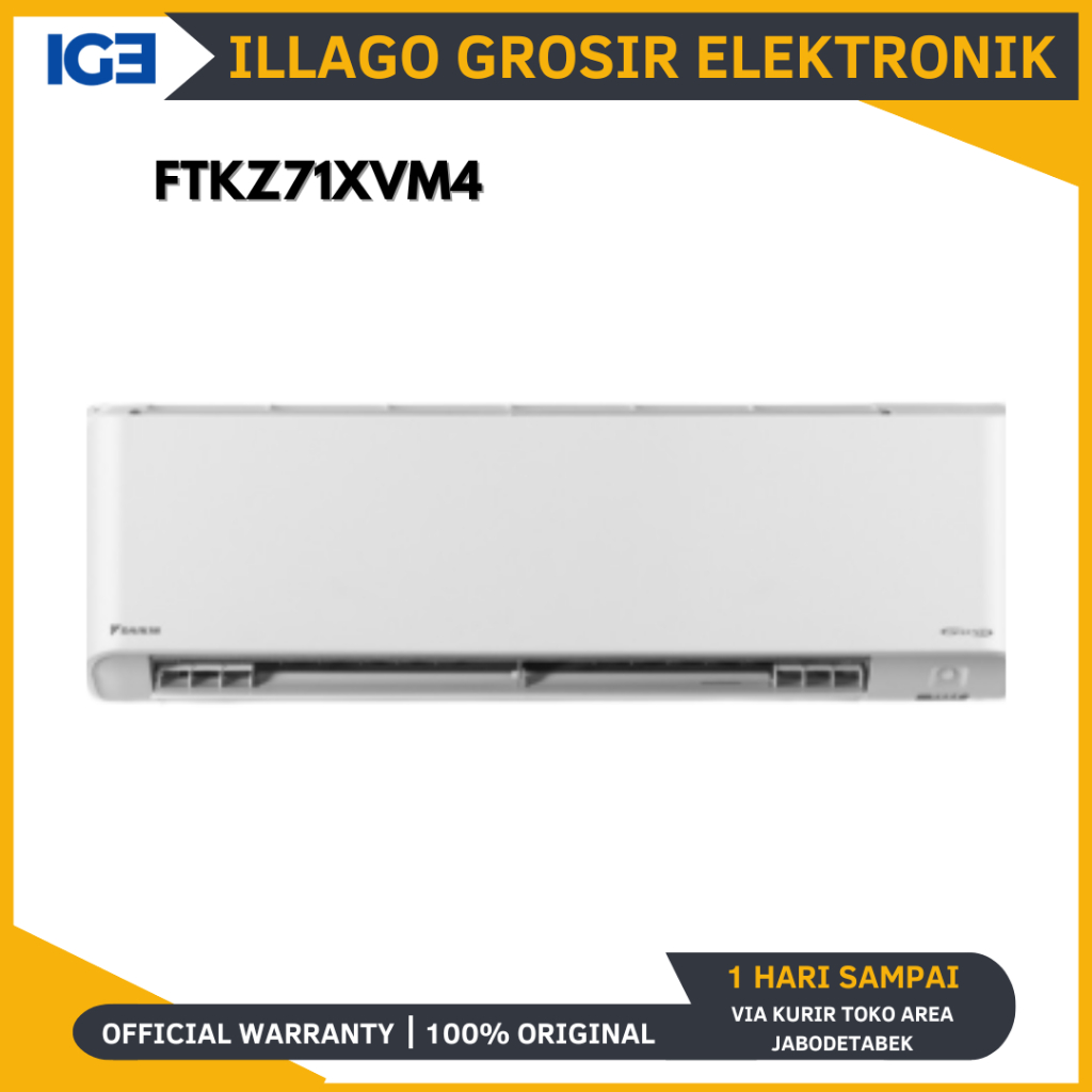 Jual DAIKIN FTKZ71XVM4 AC SPLIT ZETA INVERTER THAILAND 3PK | Shopee Indonesia