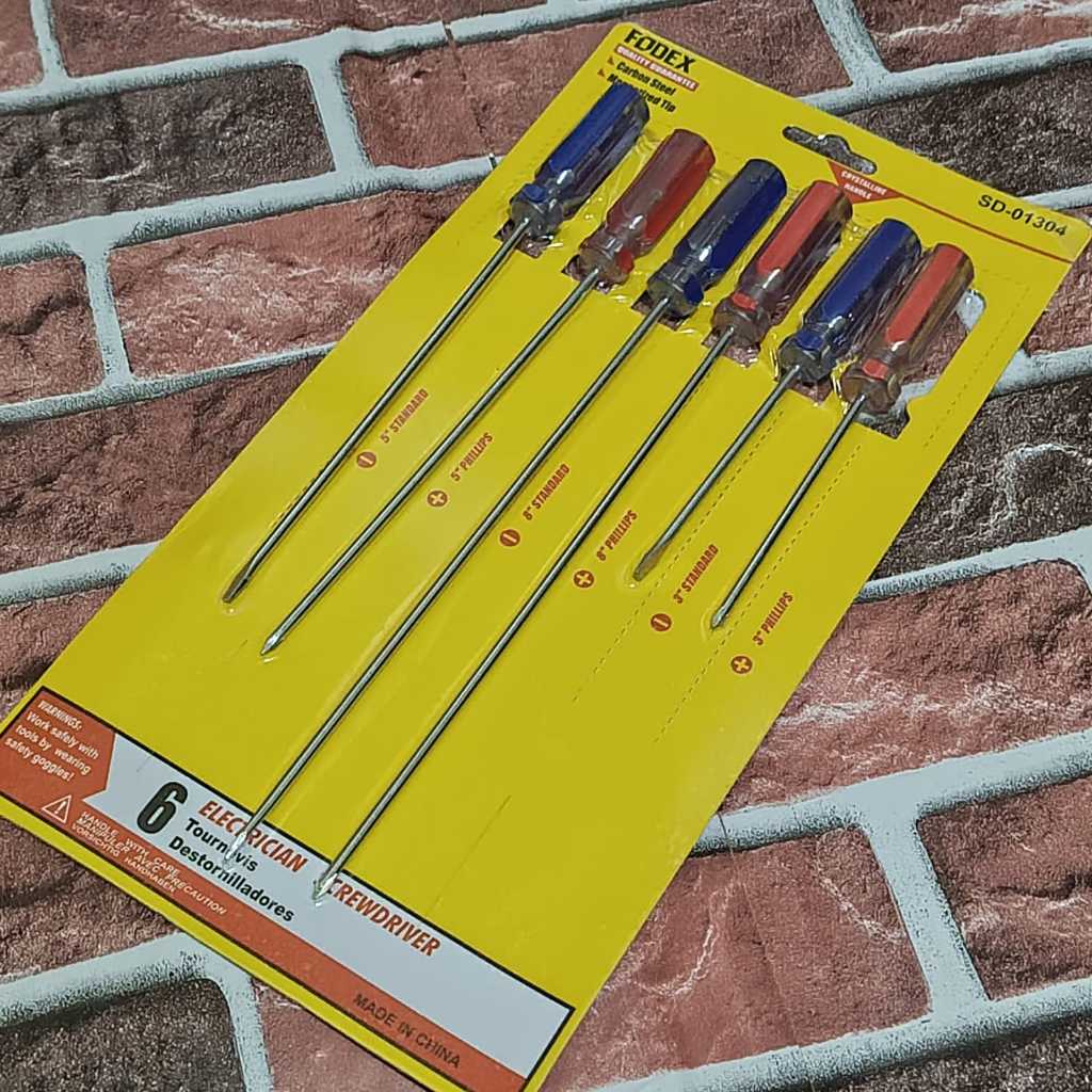 Jual paket Obeng Set 6pcs Obeng Setting Karburator Obeng Radio - Obeng ...