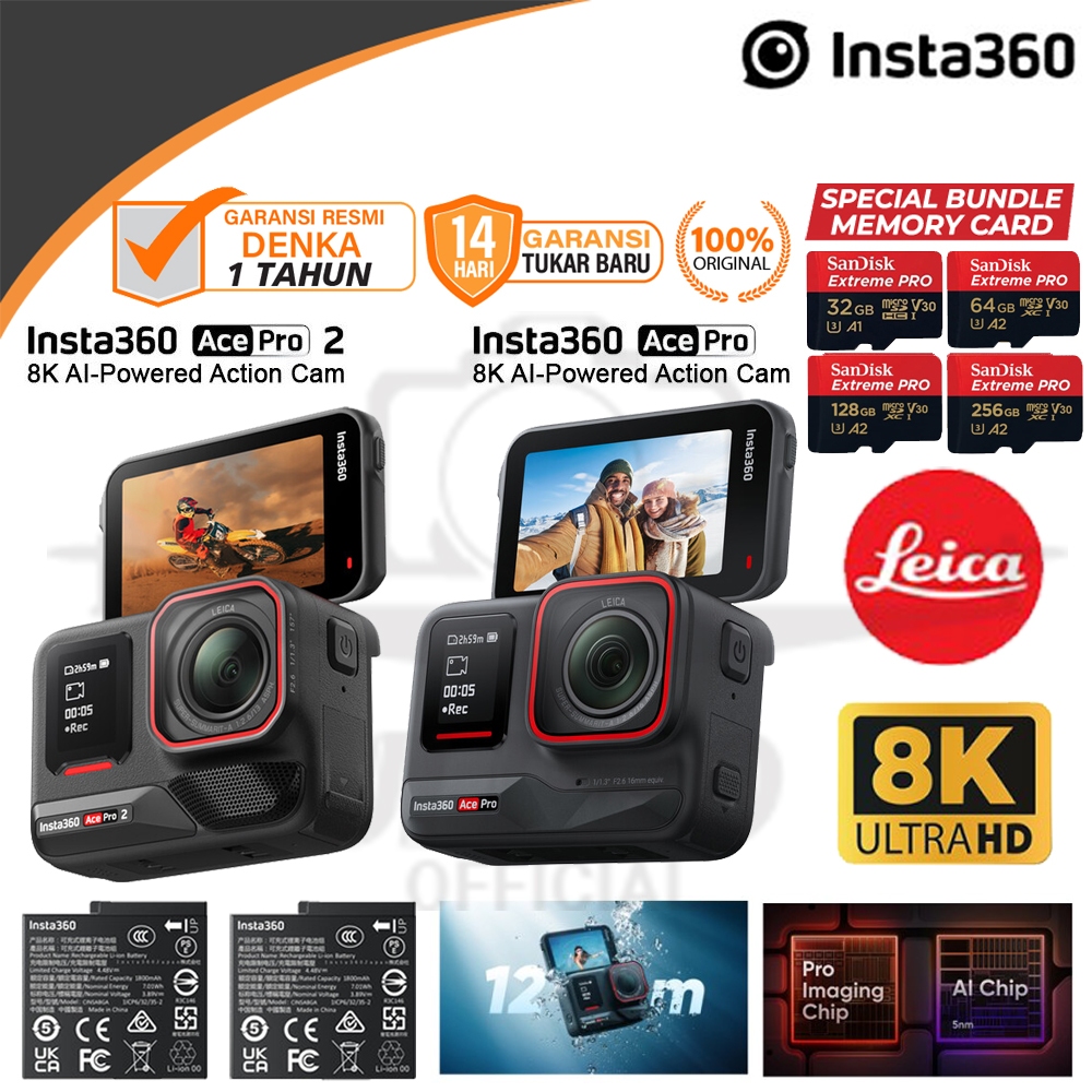 Jual Insta360 Ace / Ace Pro / Ace Pro Battery Kit / Ace Pro Motorcycle Kit / Ace Pro 2 Single ...