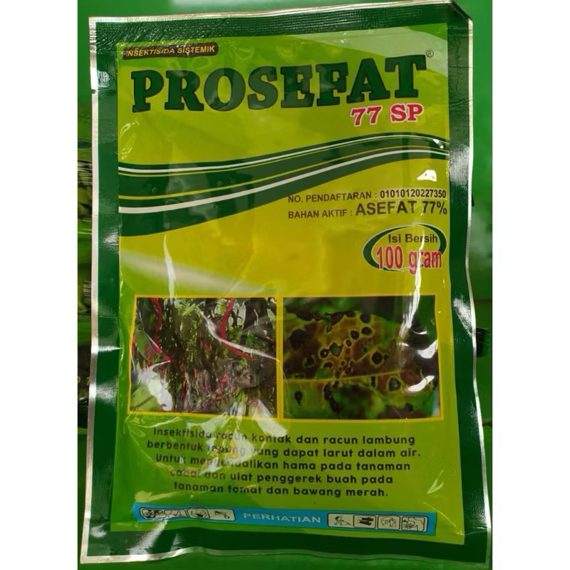 Jual INSEKTISIDA ASEFAT PROSEFAT 77 SP 100 gr PENGENDALI HAMA ULAT DAN ...