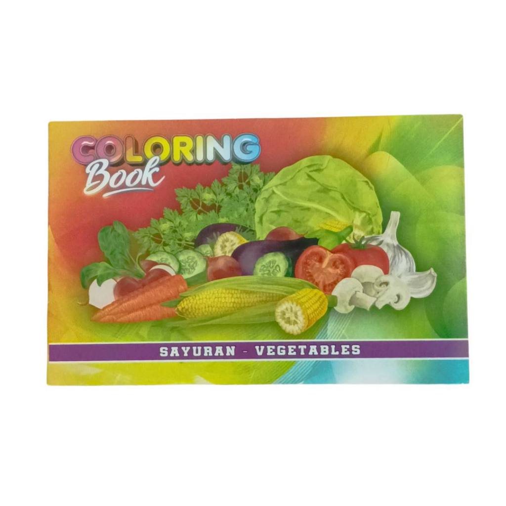 Jual Activity Book Buku Mewarnai Anak Coloring Book 6 Lembar 12 Halaman ...