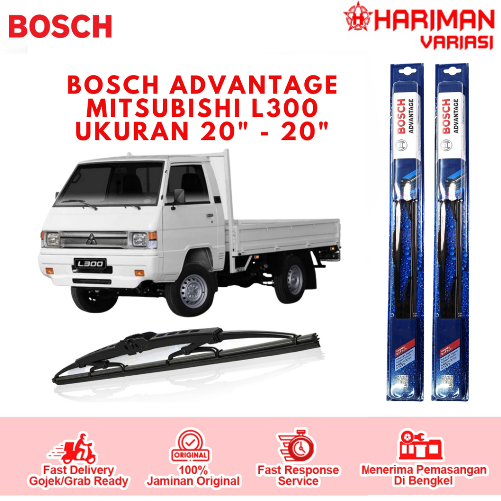 Jual Bosch Advantage Mitsubishi L300 Ukuran 20" - 20" | Shopee Indonesia