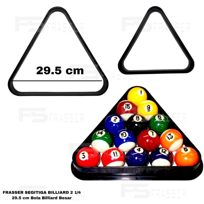 Jual segitiga billiar biliar billiard bilyar bilyard triangle | Shopee ...
