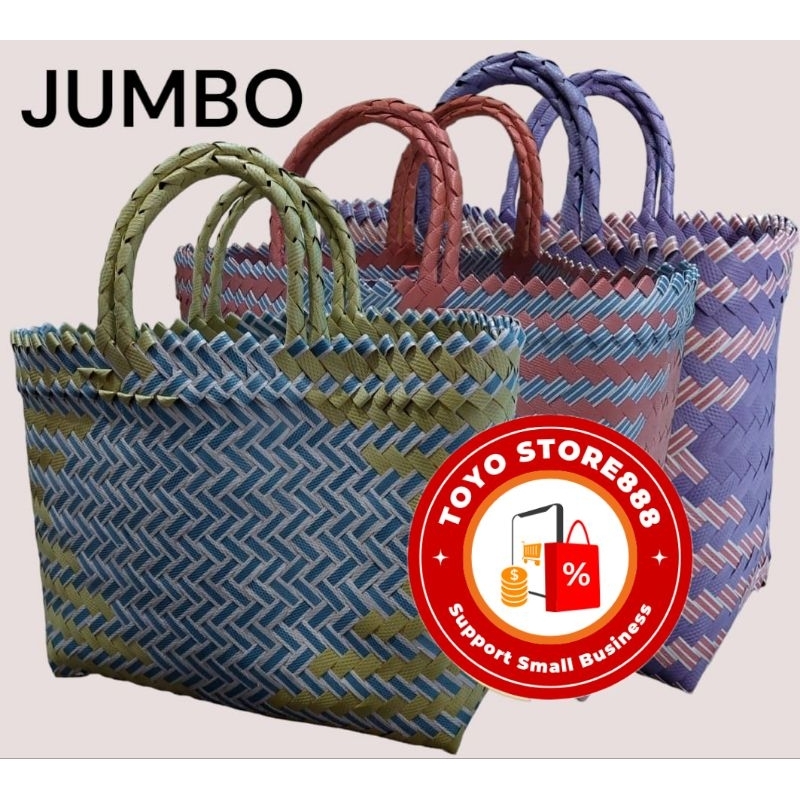 Jual Ukuran JUMBO Tas Belanja/Tas Anyam/Tas Sayur/Tas Pasar/Tas Jinjing ...