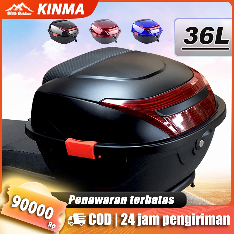 Jual Box Motor 36l Box Belakang Motor Kapasitas Tas Motor Tailbag Kotak ...