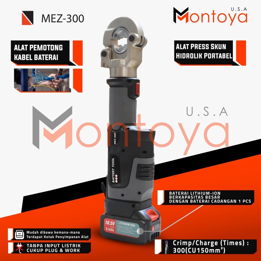Jual Mesin Crimping Press Hidrolik Montoya MEZ300 USA Technology ...