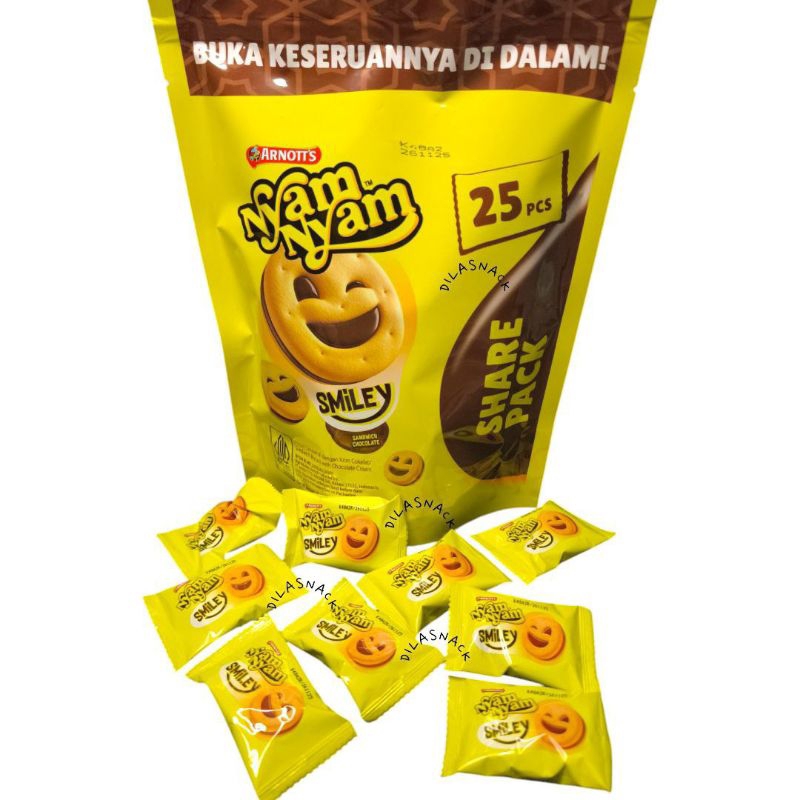 Jual Nyam Nyam smiley Pouch isi 25 biji | Shopee Indonesia