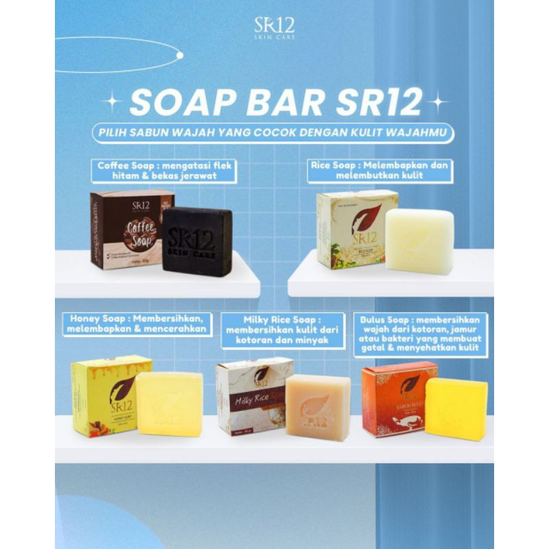 Jual sabun muka dan badan sr12, ada 5 variant sesuai fungsinya | Shopee ...