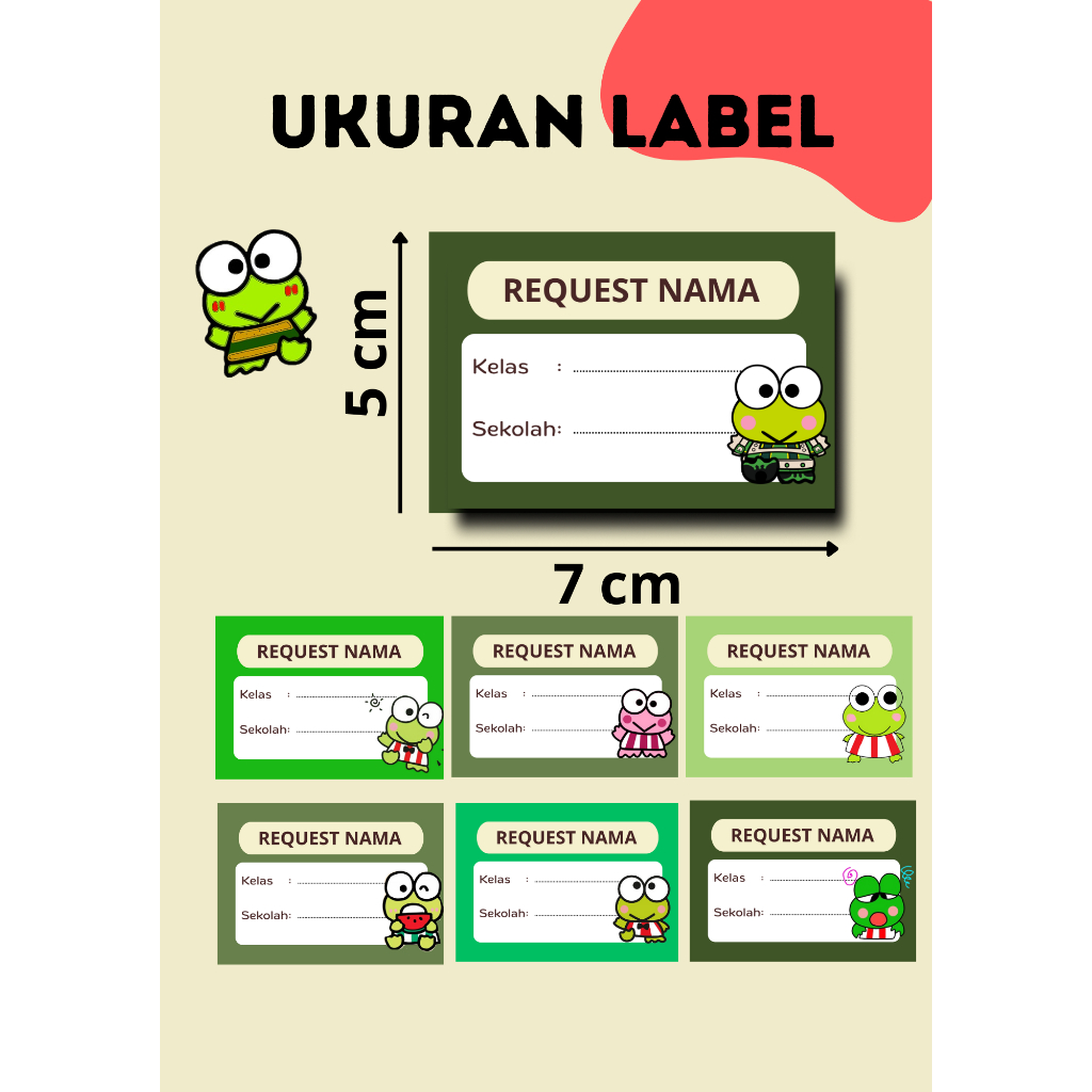 Jual Isi 20 Stiker Mapel - Label Buku Pelajaran Sekolah - Stiker mata ...