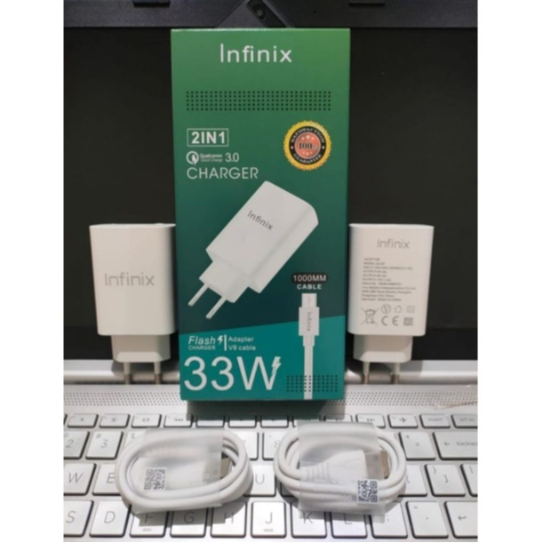 Jual Charger Infinix Fast Charging 33W Qualcomm 3.0 Original 100% ...