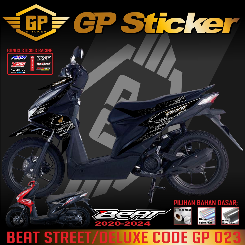 Jual (COD) Stiker Beat Deluxe Beat Street 2020 2021 2022 2023 Sticker ...