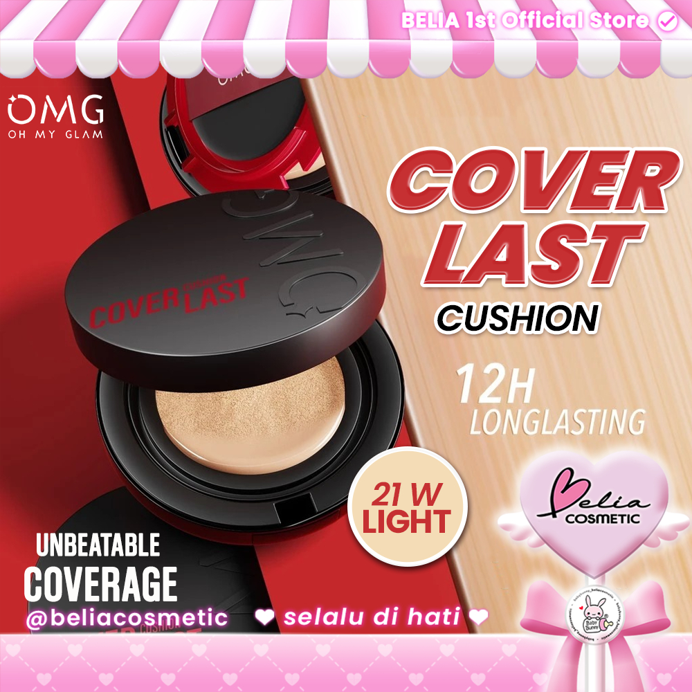 Jual BELIA OMG Oh My Glam Coverlast Cushion15g 21W | Cusion Foundation ...