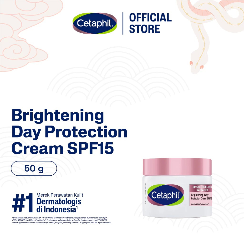 Jual Cetaphil Bright Healthy Radiance Day Protection Cream SPF15 50g ...