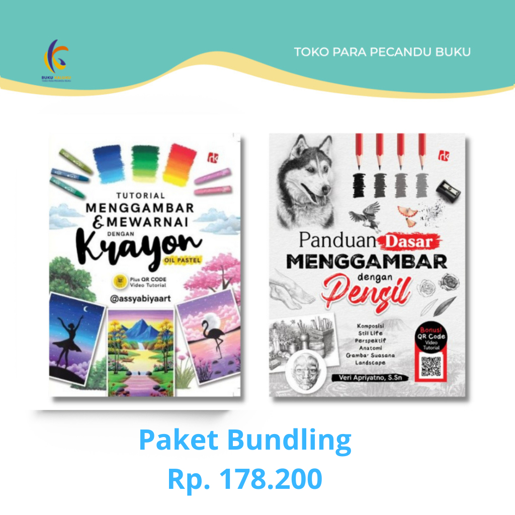 Jual Promo Paket Bundling - Tutorial Menggambar Dan Mewarnai Dengan ...