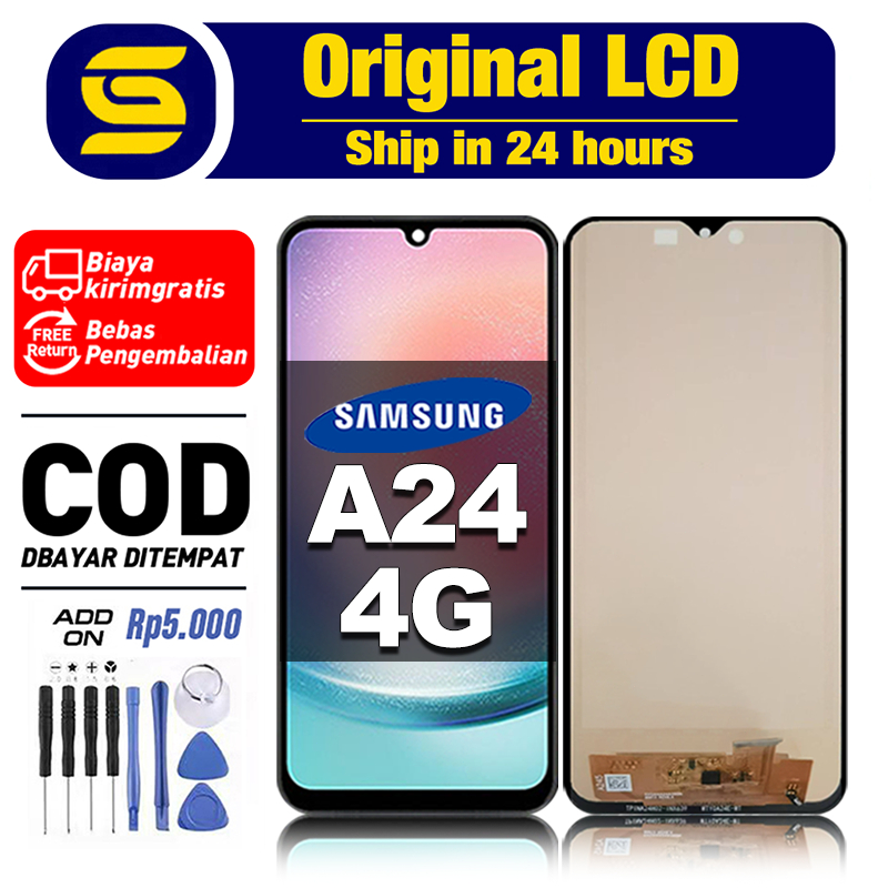 Jual LCD Samsung A24 4G Original Fullset ori asli hp Touchscreen For ...