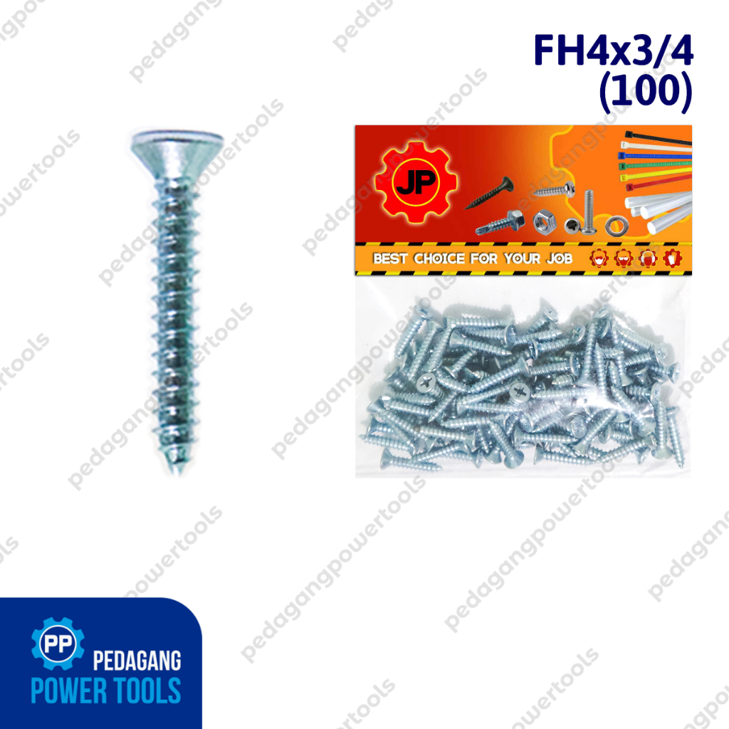Jual SEKRUP FH 4 x 3/4 - SKRUP FH 4x3/4 BAUT TAPPING ISI 100 PCS ...