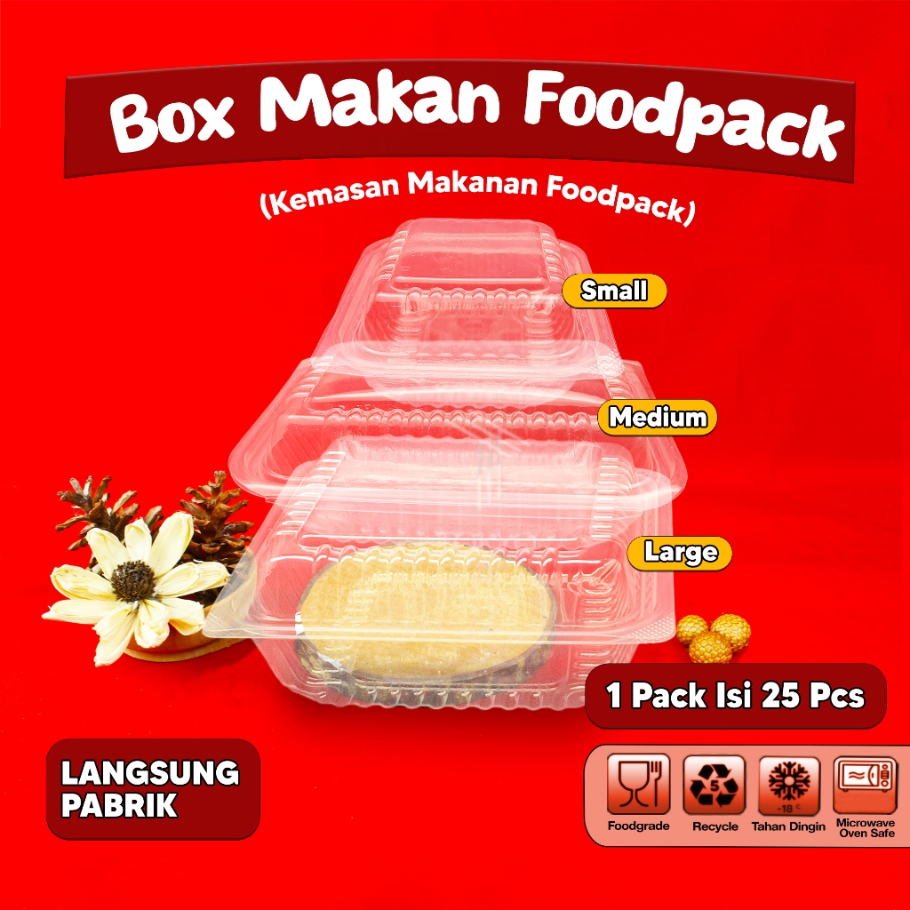 Jual Box Mika Plastik /Kemasan Makanan Tomat All Size - Food pack-isi ...