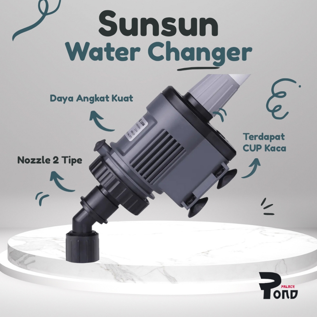 Jual Vacum Cleaner Listrik Aquarium Sunsun AX2205 Gravel Water Pump | Shopee Indonesia