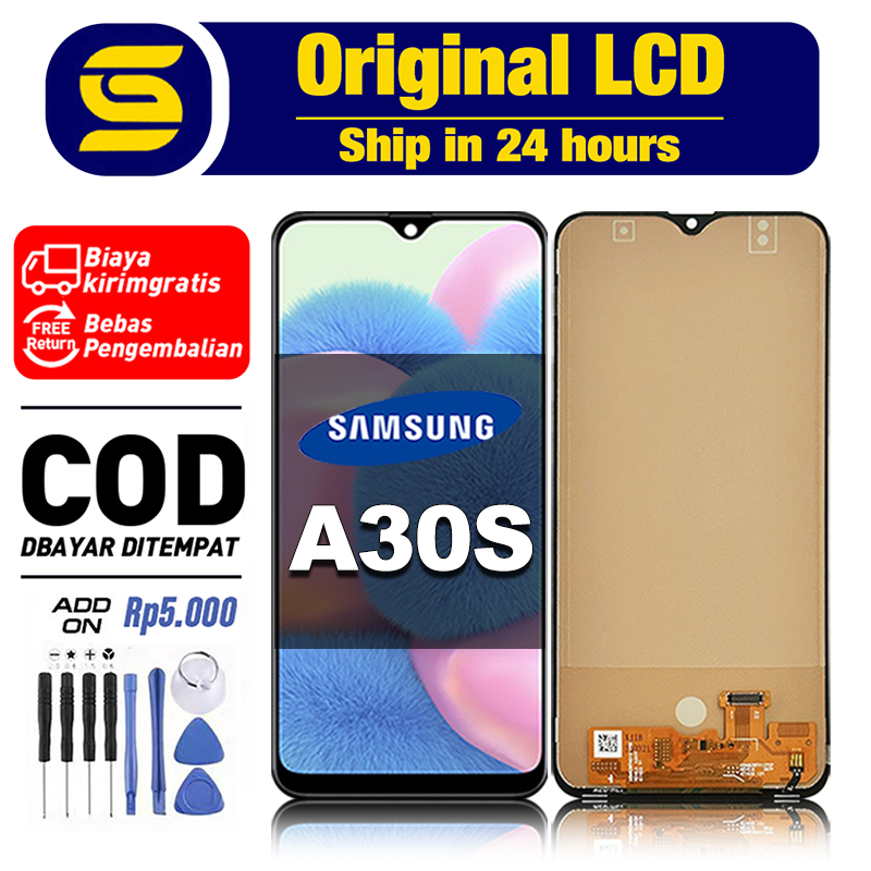 Jual LCD SAMSUNG A30S Original Touchscreen Fullset Compatible For Glass ...